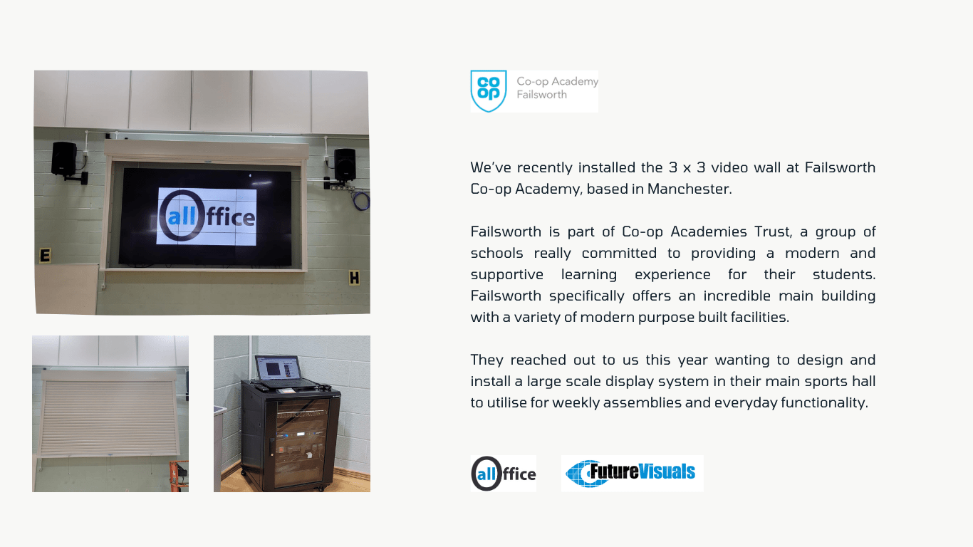 Failsworth Co-op Academy Case Study - Future Visuals
